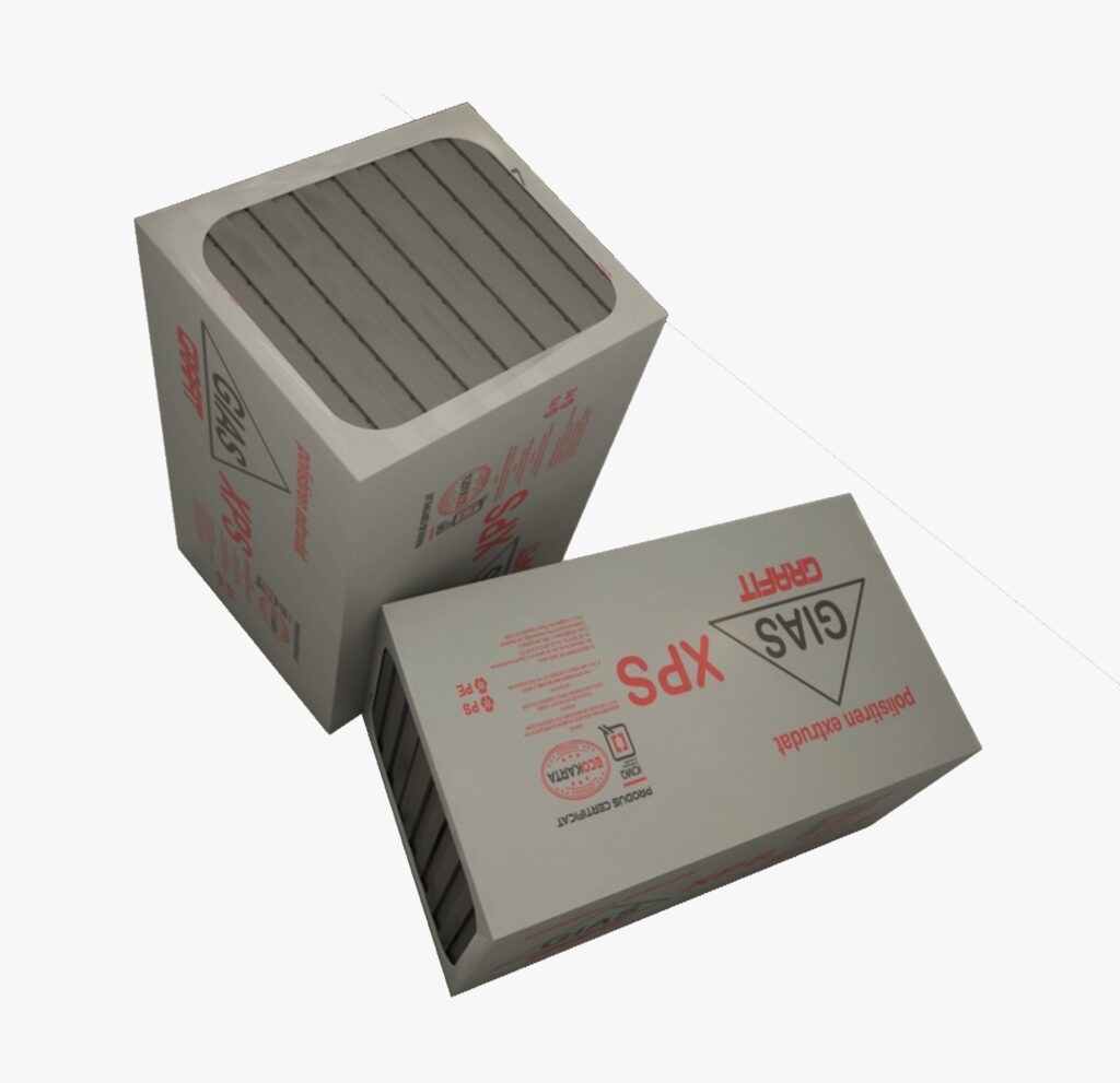 Polistiren extrudat Grafitat GIAS XPS 5cm 500kPa - Materiale Construct